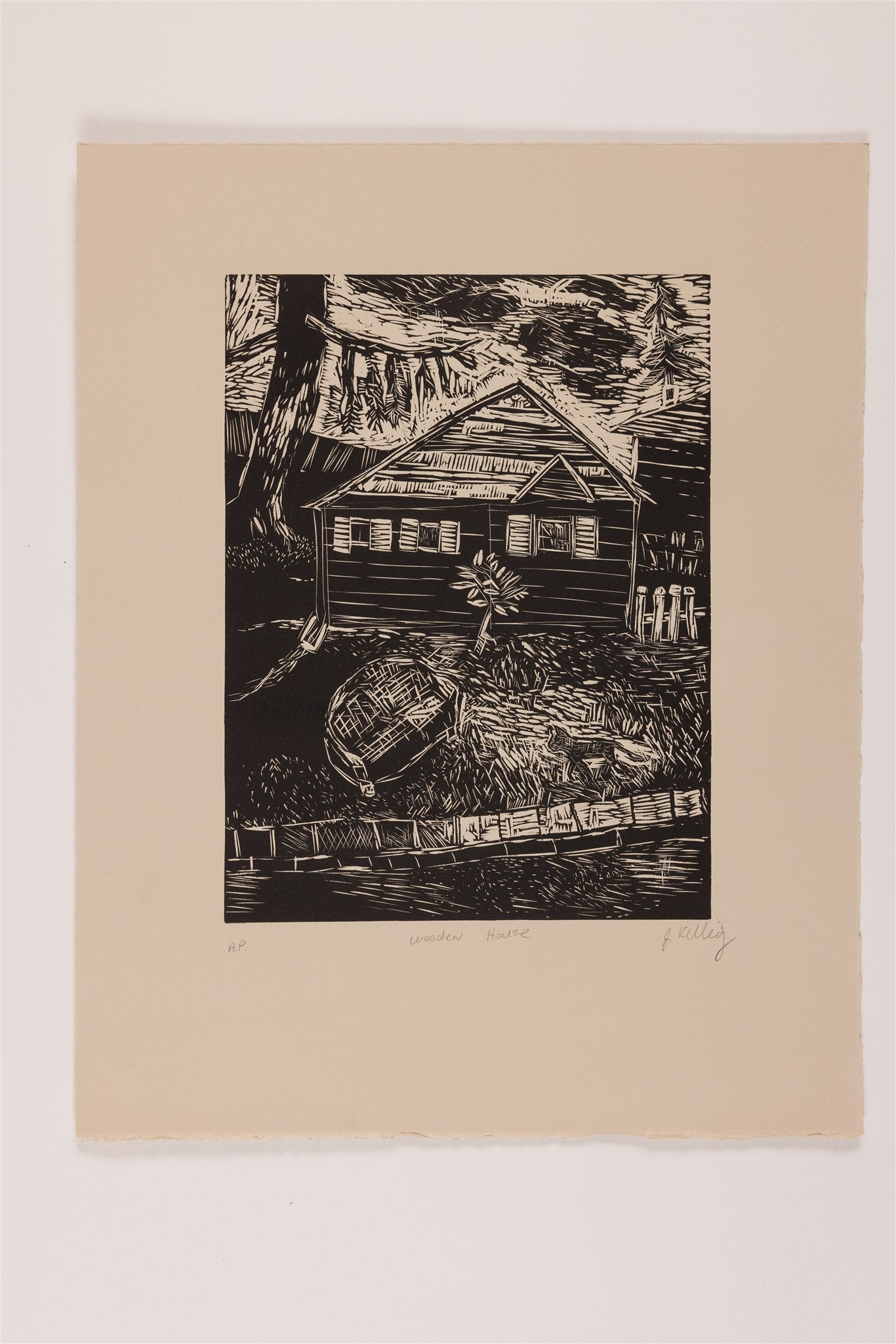 Jo Kelley - Wooden House – Cork Printmakers